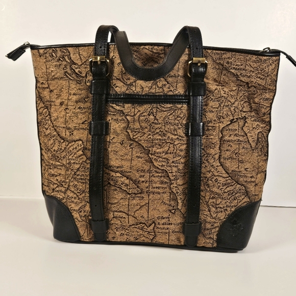 Patricia Nash | Bags | Patricia Nash Montry Jacquard Map Tote | Poshmark